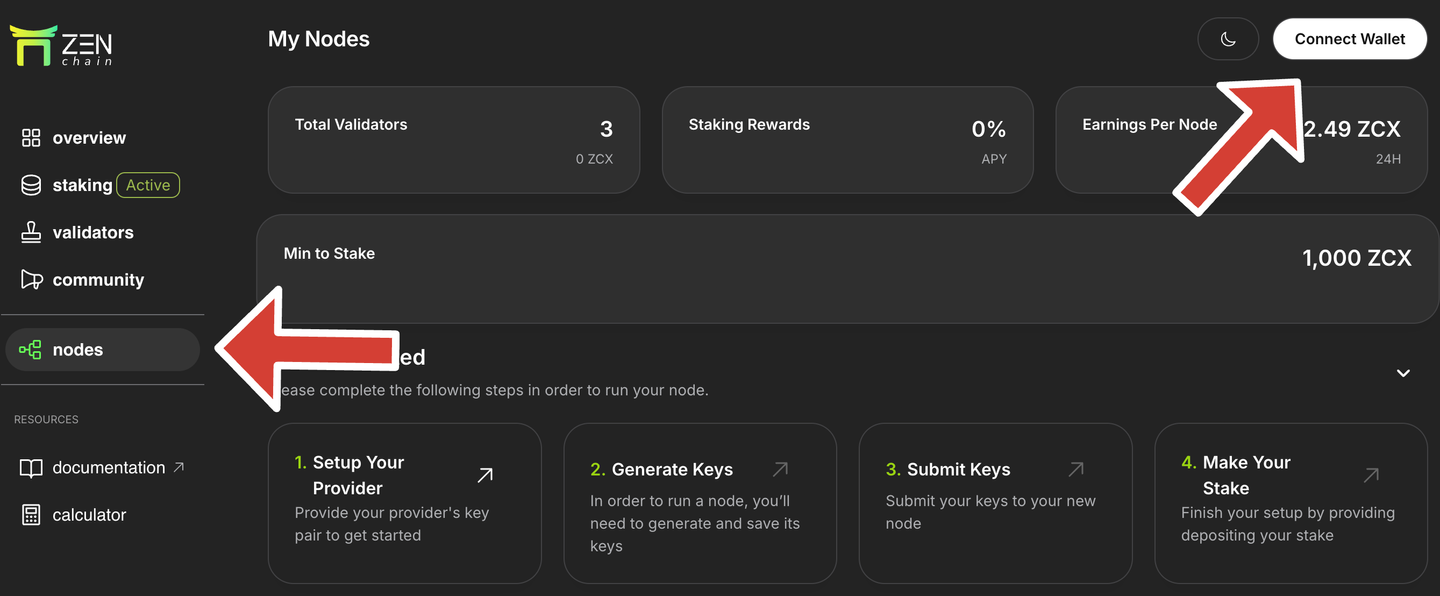 Deploy a Node with ZenChain Station | ZenChain Documentation